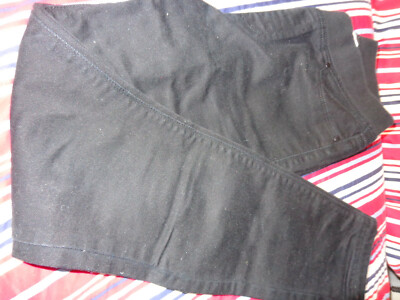 Boston Proper Women's Jeans Pull On Stretch BLACK So Easy Denim Legging ...