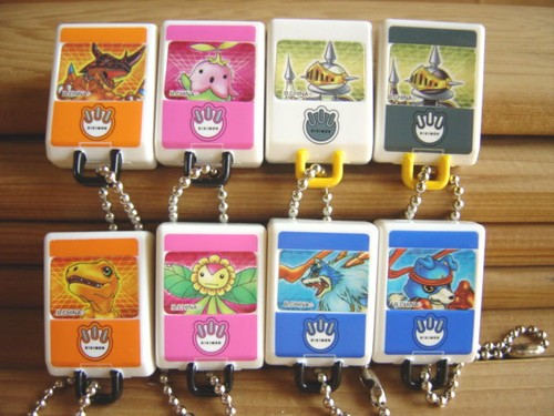 Bandai Digimon Savers Digivice IC Keychain Vol 1 Lot of 8 Complete ...
