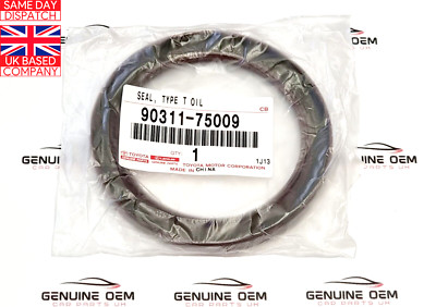 Genuine Toyota Oil Seal Single (1x) Fits Various Models 90311-75009 ...