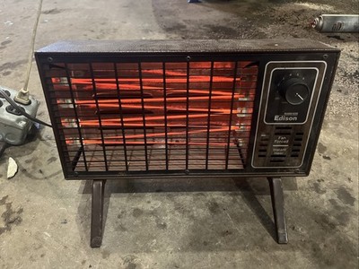 Vintage instant heat EDISON COMPANY McGraw-Edison Fan Forced Space ...