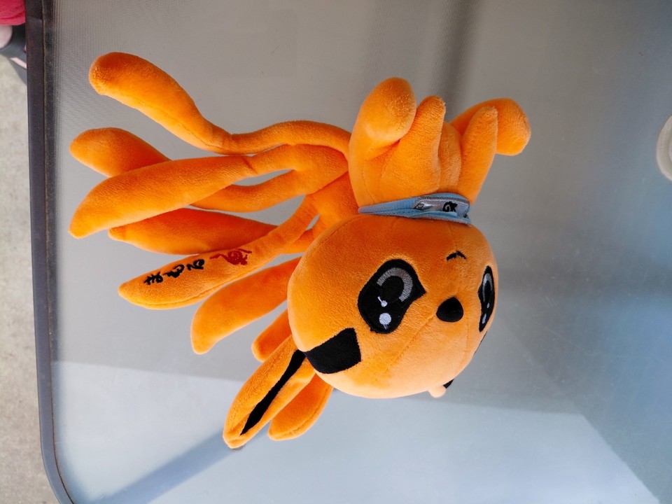 Naruto Kyuubi Fox Plush Stuffed Animal Doll Anime Tail Kurama Orange ...