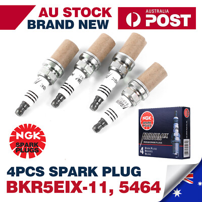 GENUINE OEM NGK Iridium Spark Plugs BKR5EIX-11 5464 4PCS | eBay Australia