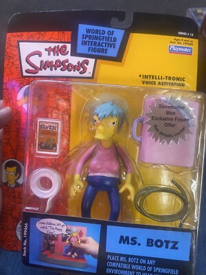 The Simpsons MS. BOTZ World Of Springfield Interactive Figure Series 14 ...