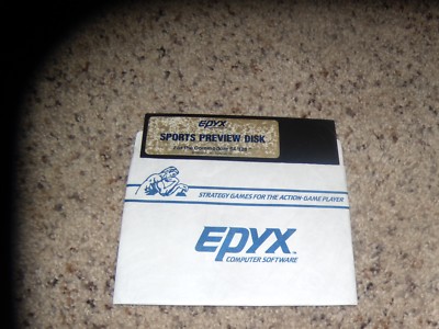 Sports Preview Disk Commodore 64 C64 Program on 5.25" disk | eBay