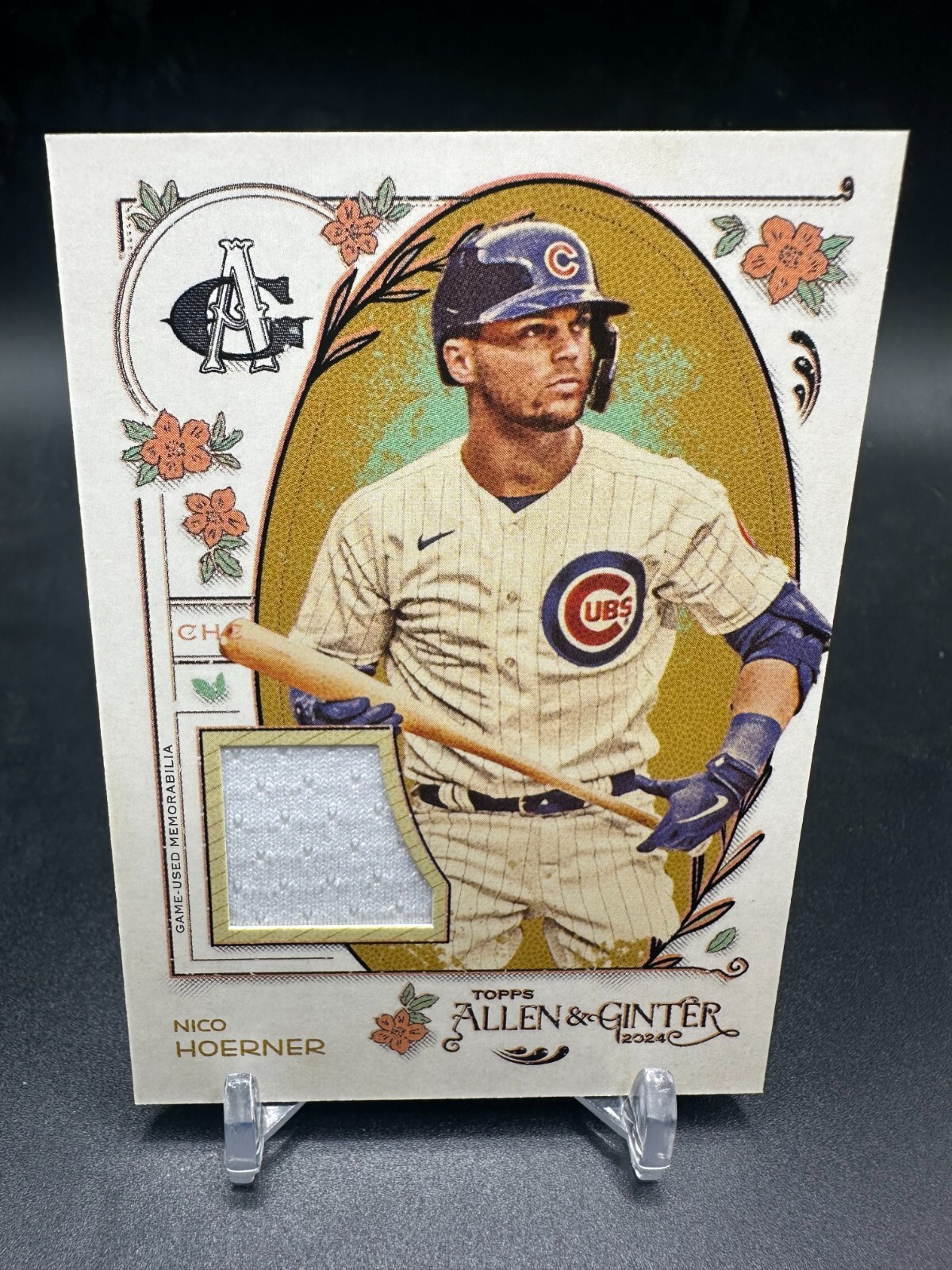 2024 Topps Allen & Ginter #AGR-NH Nico Hoerner Relic Patch Cubs | eBay