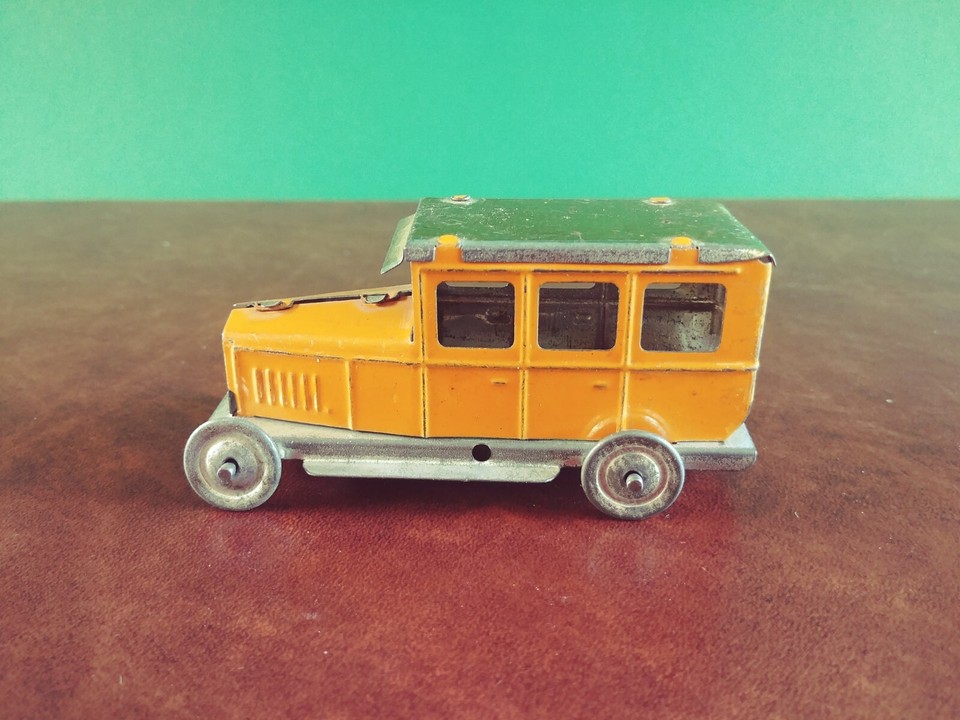 French Tin Penny Toy Oldtimer Limousine Tinplate CR Rossignol | eBay