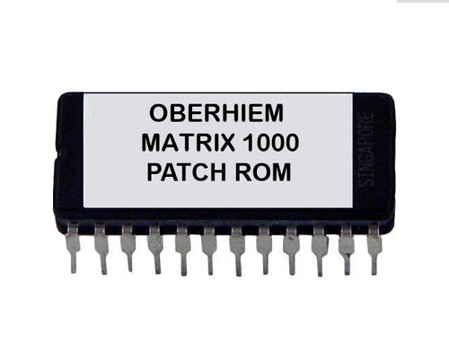 Oberheim Matrix 1000 ( Fixes Missing / Corrupted Patches ROM Eprom ...