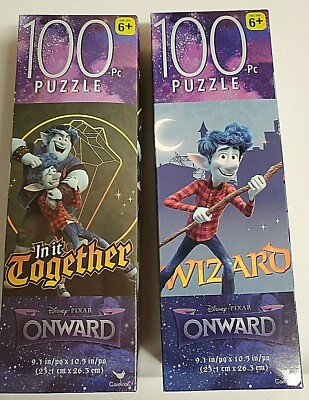 2 DISNEY PIXAR ONWARD PUZZLE BUNDLE 100 PIECES EACH NEW SEALED | eBay