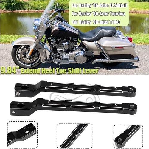 9.84" Extended Heel Toe Shift Shifter Lever For Harley Heritage ...