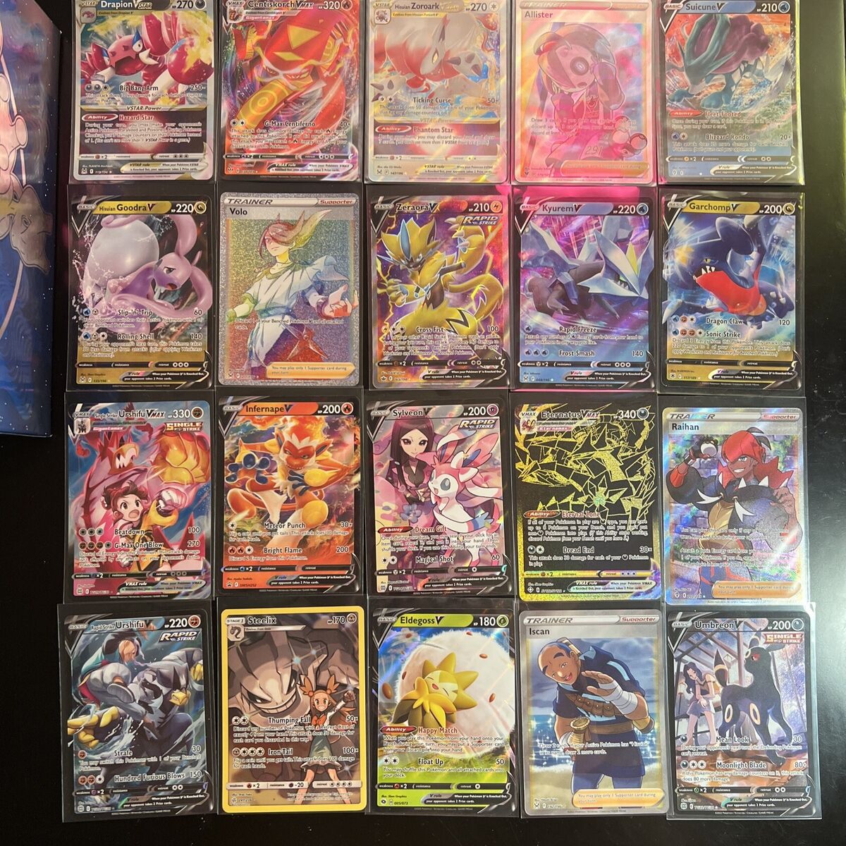 POKEMON TCG 5 CARD ULTRA RARE LOT INLCUDES 5 GUARANTEED V POKEMON TCG 5 CARD ULTRA RARE LOT INLCUDES 5 GUARANTEED V