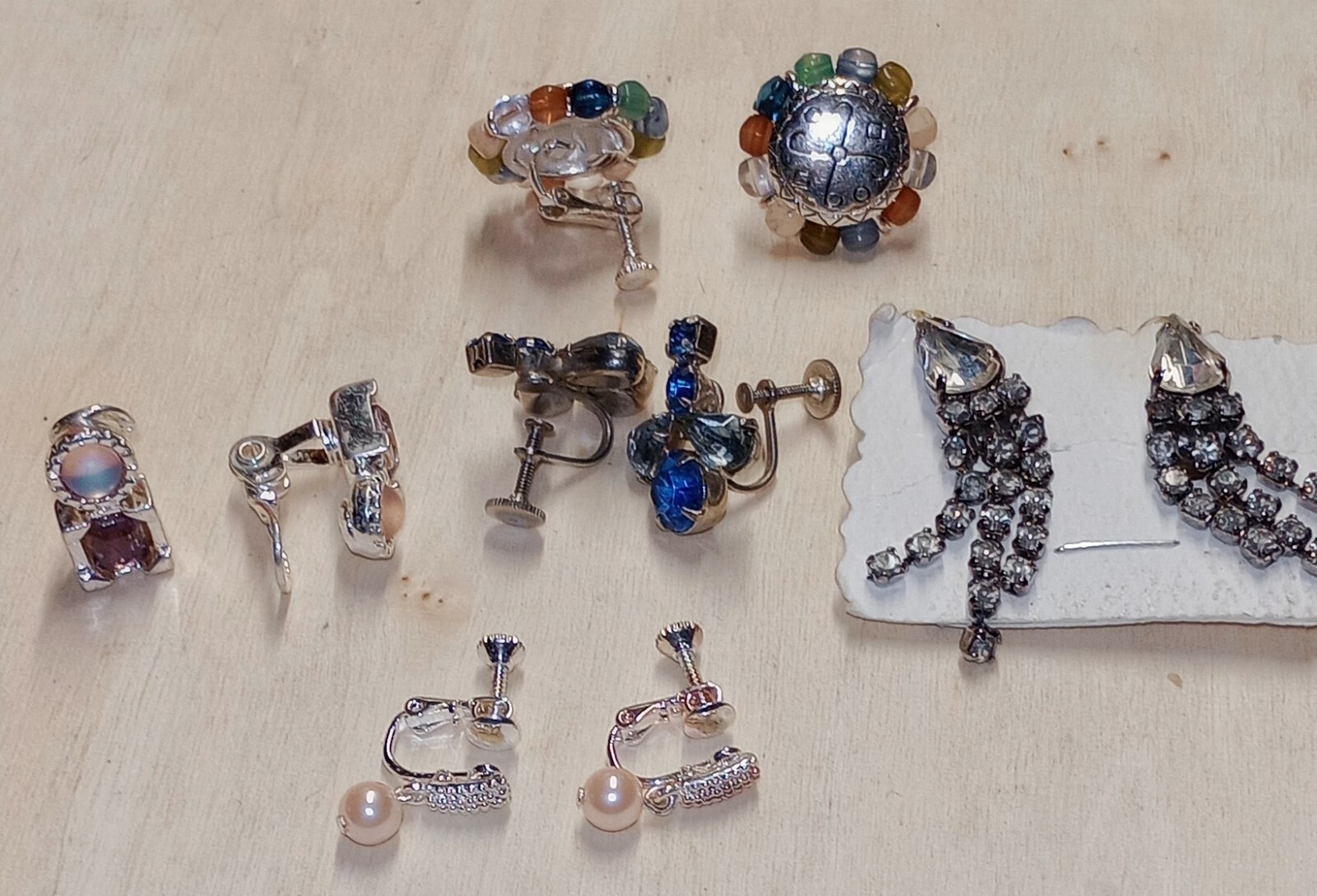 Clip On/Screw Back Earring Lot Of 5 Vintage Misc | eBay