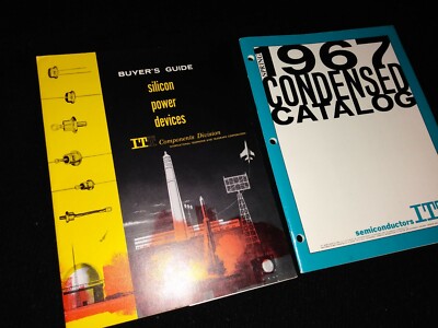 ITT Semiconductor Catalog-1967 Brochure-1959 International Telephone ...