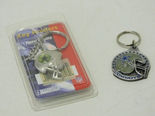 Lot of 2 1991 NFL Dallas Cowboys Key Chains Siskiyou Helmet | eBay