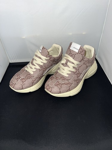 Gucci Rython 100 sneakers men Beige Authenticated By The Real Real ...