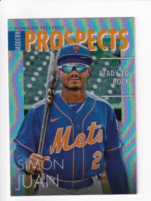 2023 Bowman Simon Juan Modern Prospects Mets #MP-13 | eBay