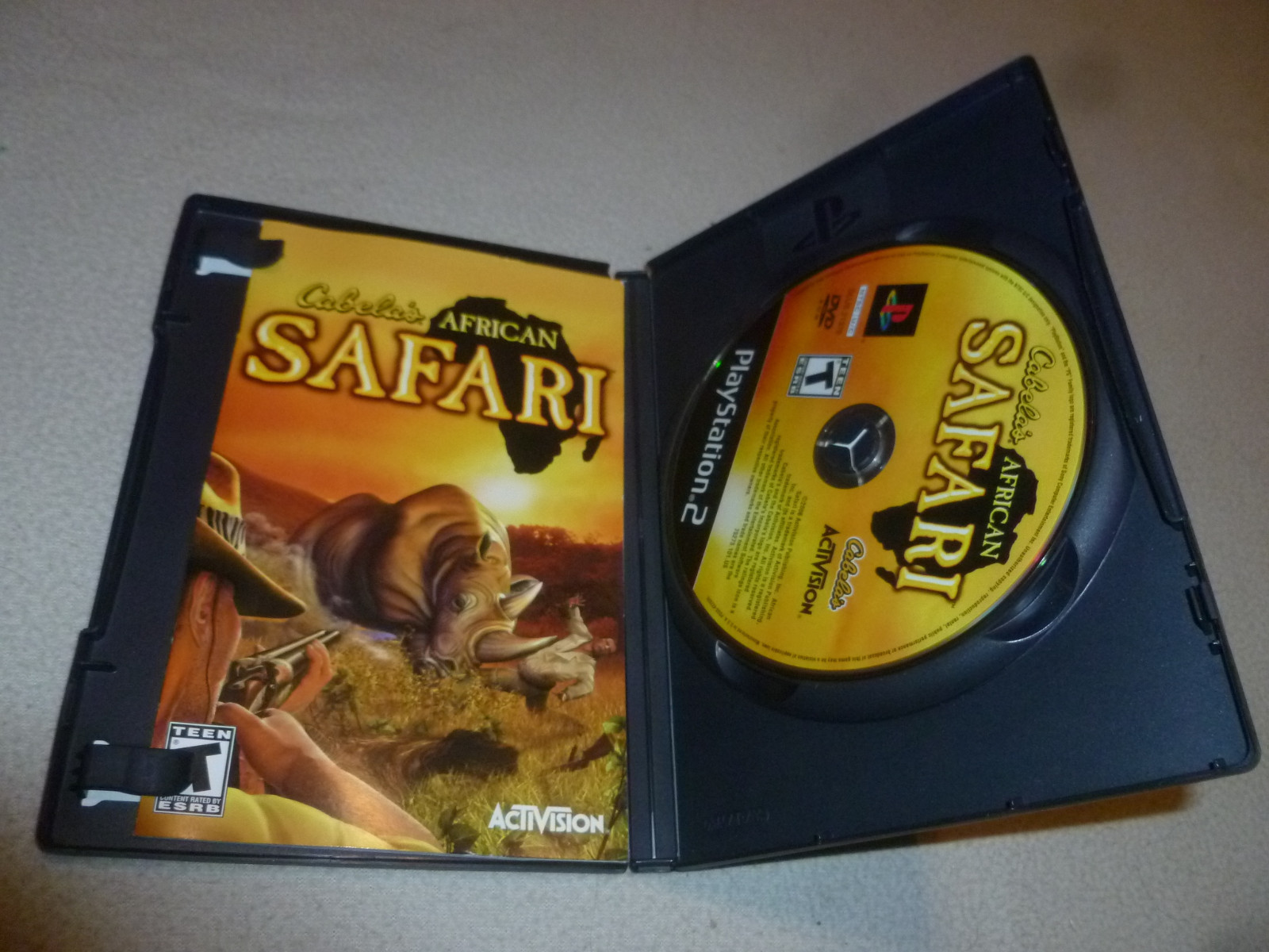 PLAYSTATION 2 GAME LOT CABELAS AFRICA SAFARI BIG GAME HUNTER DANGEROUS ...