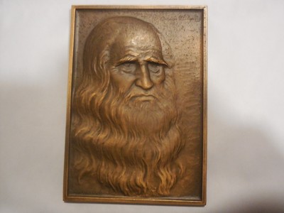 medal plaque museum Leonardo da Vinci Milan 1968 physics chemistry ...