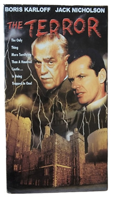 The Terror VHS Tape 1963 Independent Horror Movie Jack Nicholson Boris ...