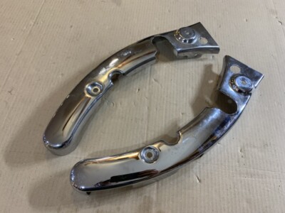 09-13 OEM Harley Touring Rear Fender Sub Frame Strut Chrome Covers Left ...