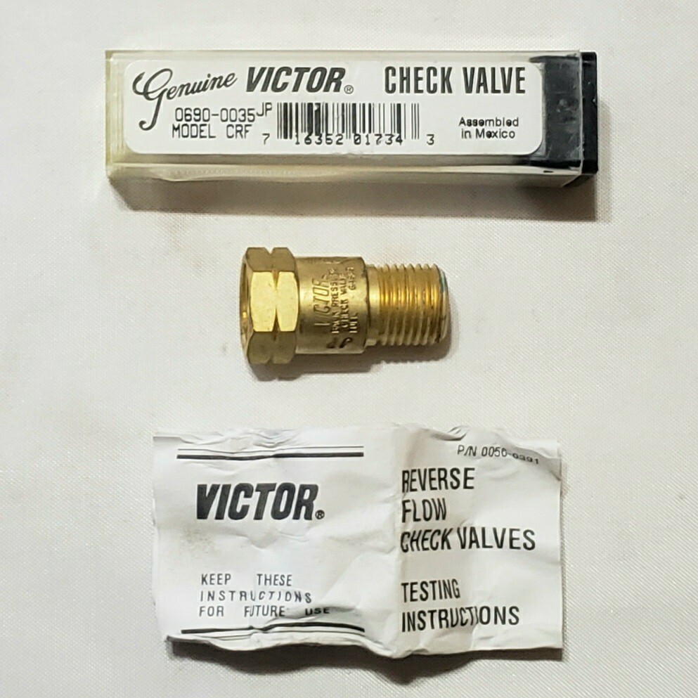 VICTOR Check Valve 0690-0035 MK Model CRF in The USA for sale online | eBay