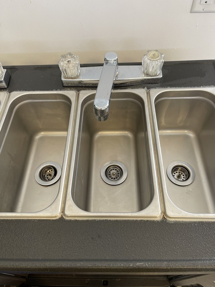 4-Compartment Mobile Sink Unit Self Contained Food Coffee Truck Hot ...