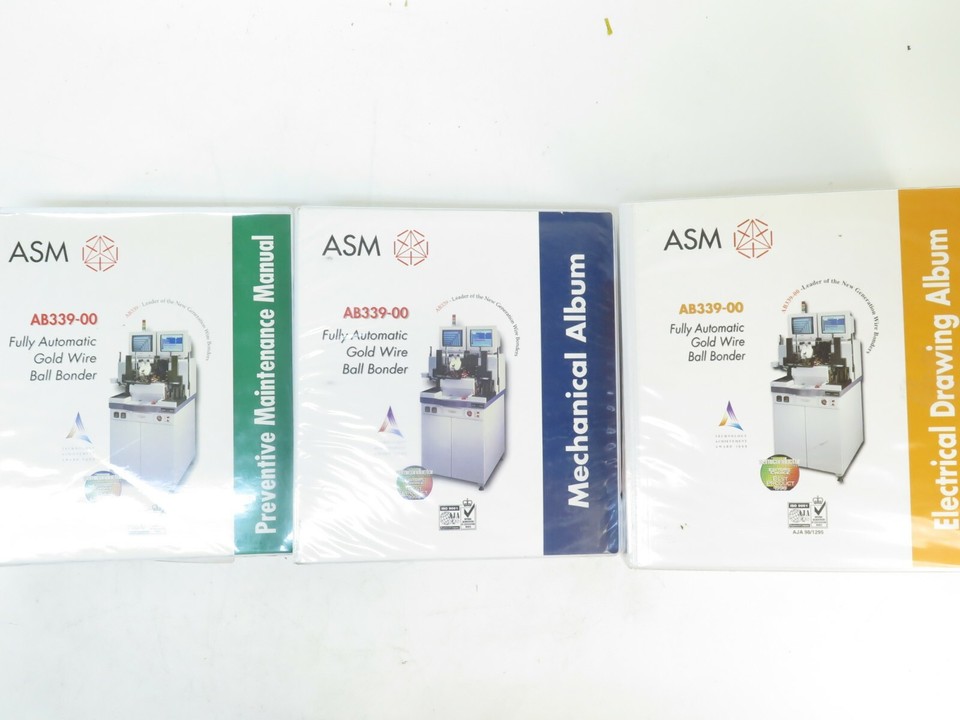 ASM AB339, Fully Automatic Gold Wire Ball Bonder W/ Manuals | eBay