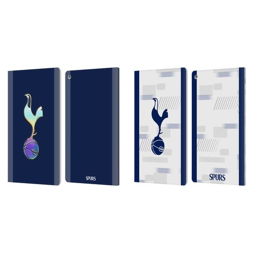OFFICIAL TOTTENHAM HOTSPUR F.C. 2023/24 BADGE LEATHER BOOK CASE FOR ...