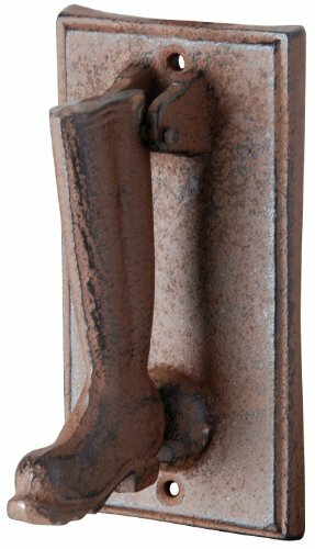 Fallen Fruits DB54 Cast Iron Wellie Boot Door Knocker - Brown ...