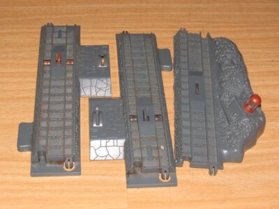 Thomas Trackmaster Motorized Train Engine Stop Track Grey Set of 3 | eBay