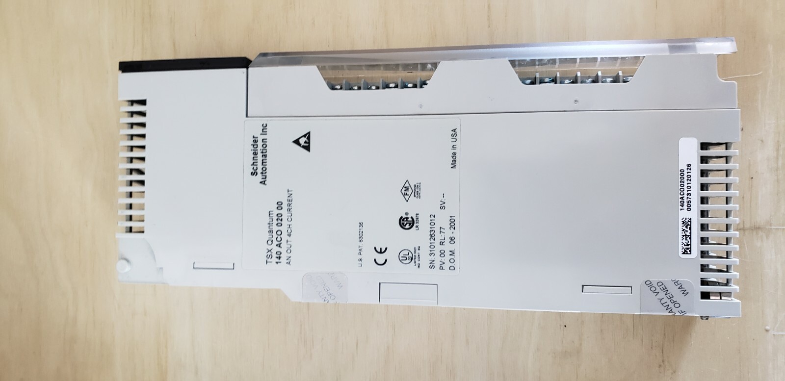 Schneider Modicon 140ACO02000 Analog Out Module TSX Quantum 4CH Current ...