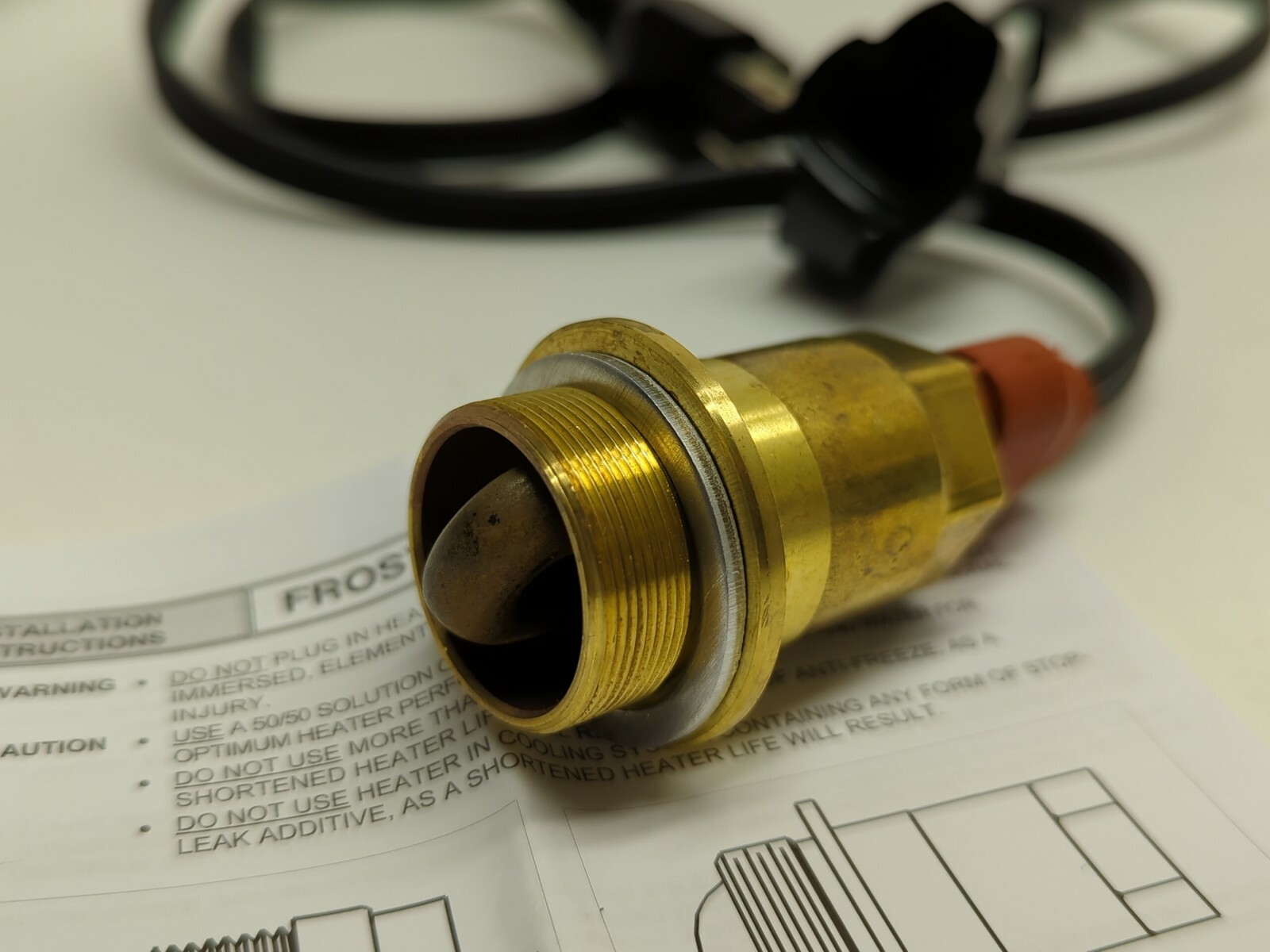 Phillips & Temro 17890 Engine Heater Freeze Plug/Immersion Block Heater ...