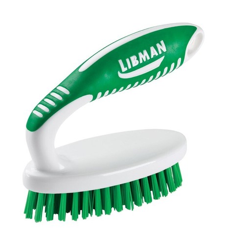 Libman 1.75 in. W Hard Bristle 4.5 in. Small Scrub Brush Multi Purpose ...