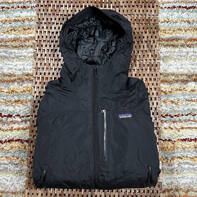 VTG Patagonia Nano Storm H2No Shell Puffer Jacket Hoodie Hoody Black ...