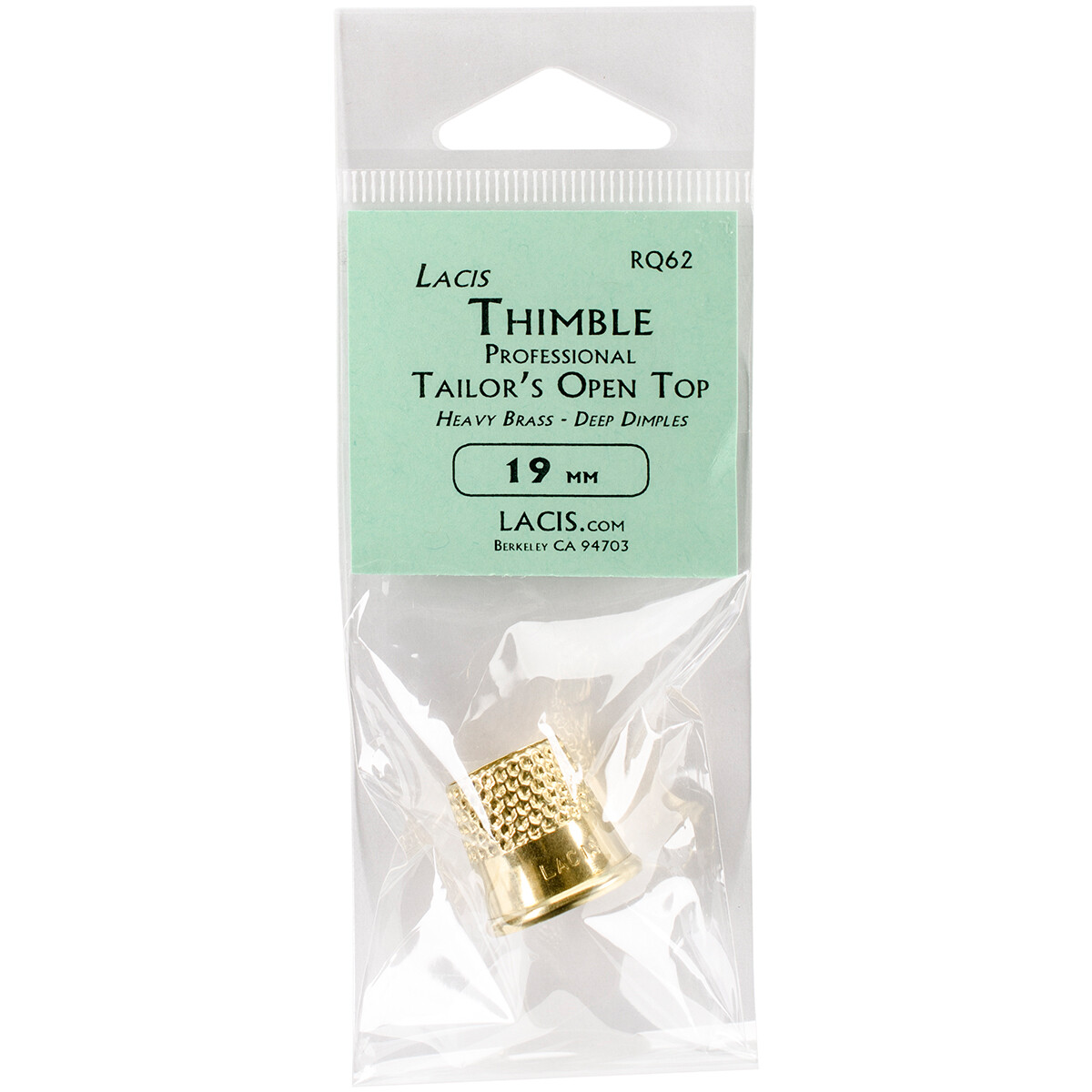 Lacis Open Top Tailor's Thimble-Size 19mm (Pack of 2) | eBay