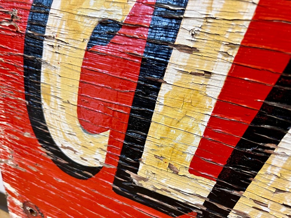 Santa Fe Speedway Circa 1950's Vintage Wooden Sign, Original and ...