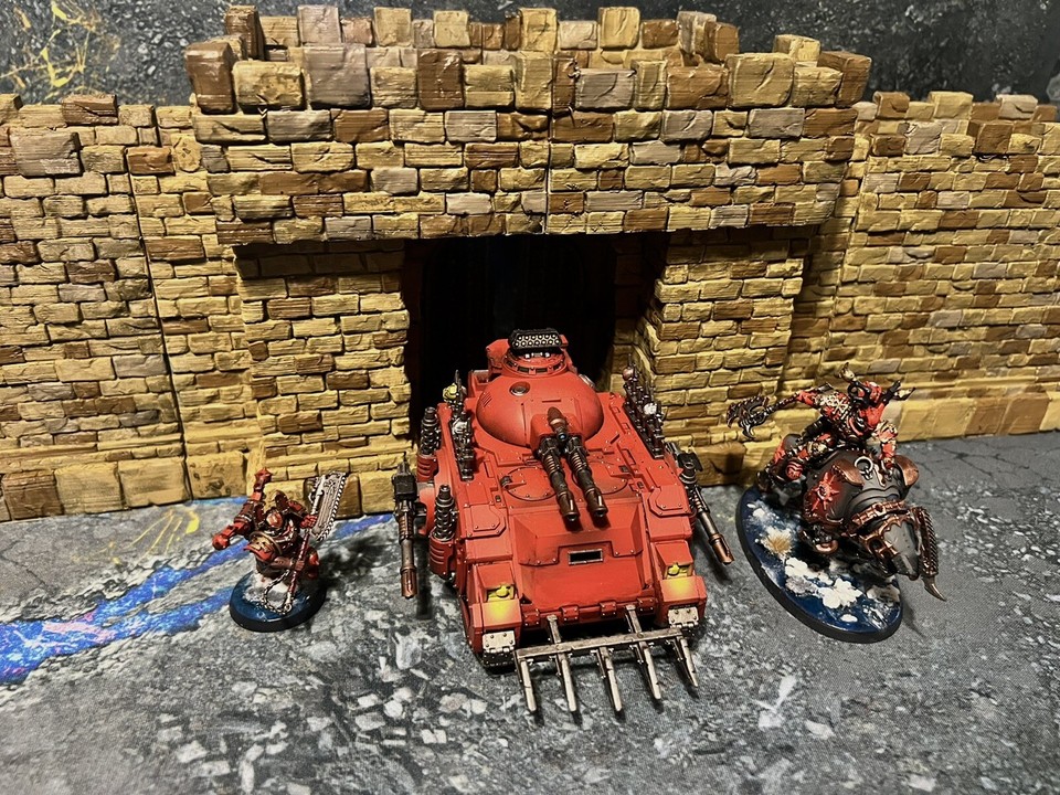 Tabletop gaming terrain Rising Sun Castle Great Wall Set unpainted | eBay