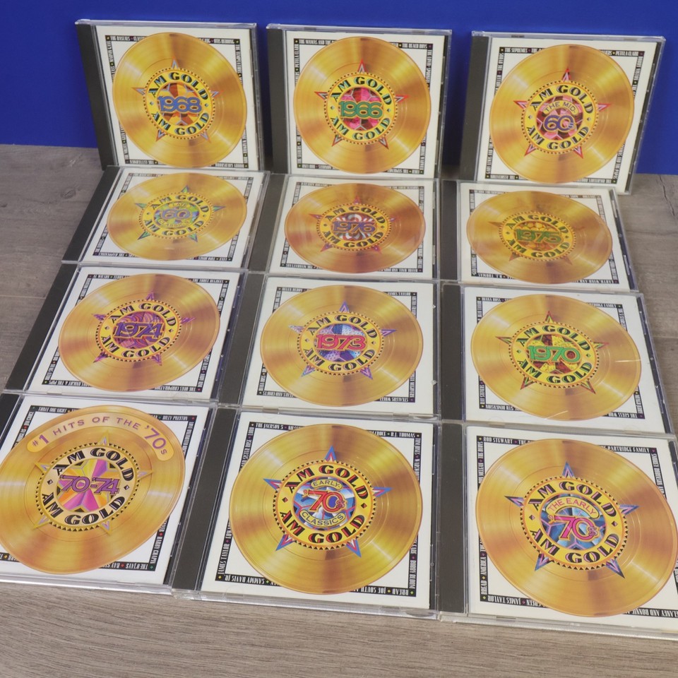 Time Life AM Gold CD Lot 12 Discs Mid Late 60s Early 70s Classics 1966 ...