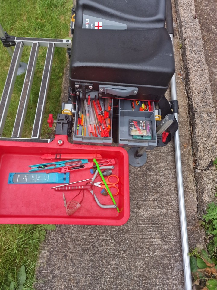 Octoplus Fishing Seat Box with Side Tray | eBay UK