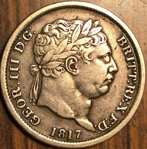 1817 UK GB GREAT BRITAIN SILVER SHILLING COIN | eBay