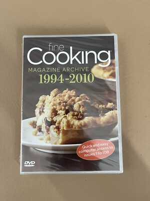 Fine Cooking's 1994-2010 Magazine Archive - DVD-ROM - Brand New Sealed ...