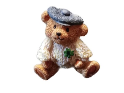 Vintage 2000 Avon St Patricks Day Bear Shamrock Irish Holiday Brooch ...