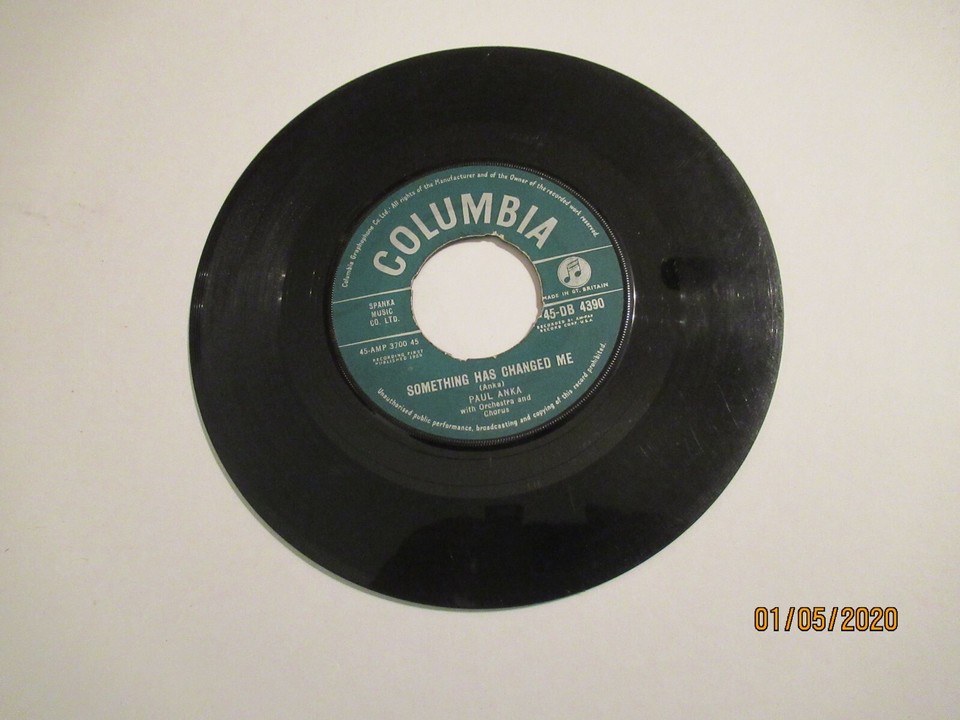 Paul Anka: It's Time To Cry / Something Has Changed Me / 45 Rpm 1959 | eBay