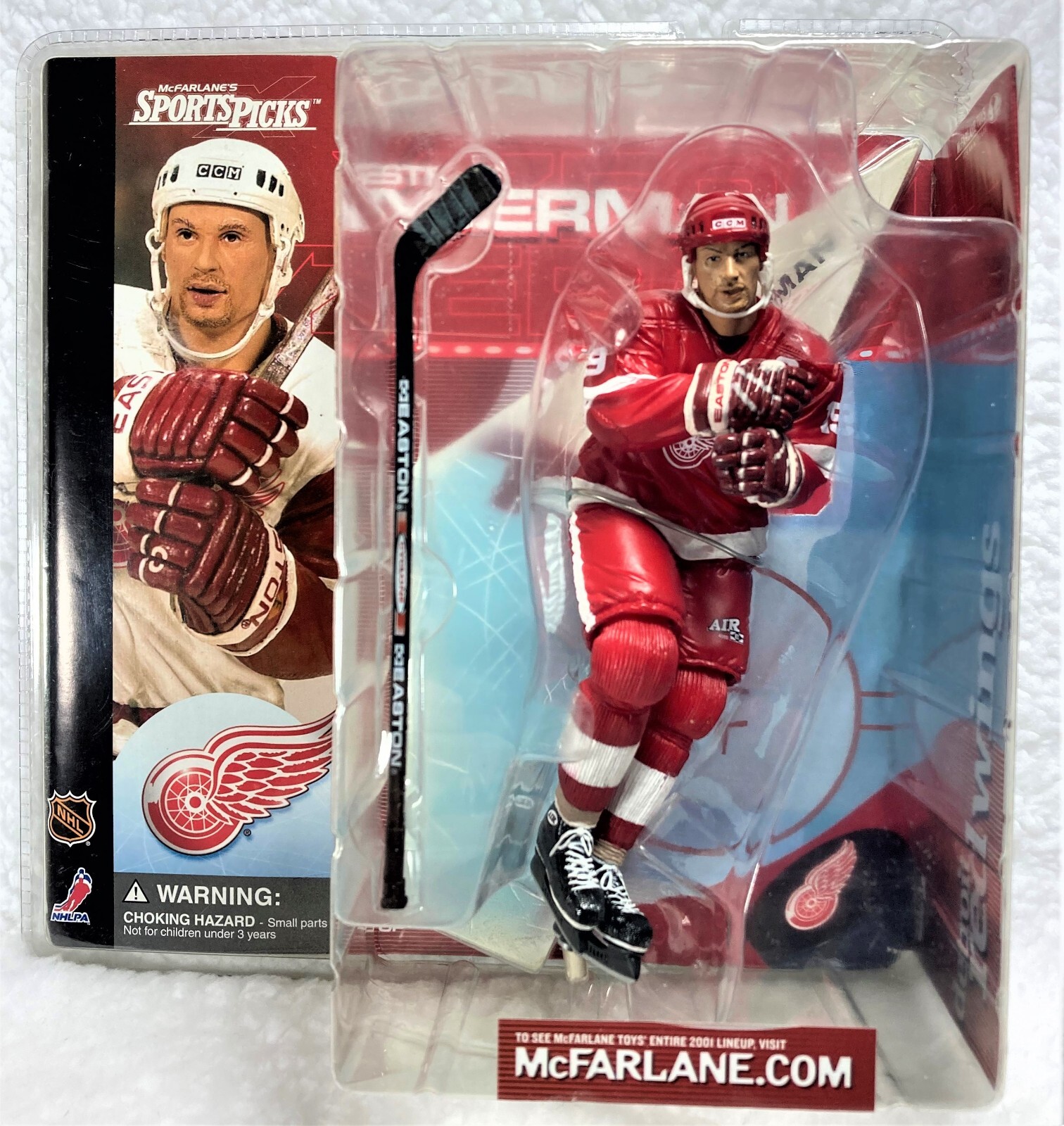 McFarlane STEVE YZERMAN Variant NHL Detroit Red Wings Series 1 Sports ...