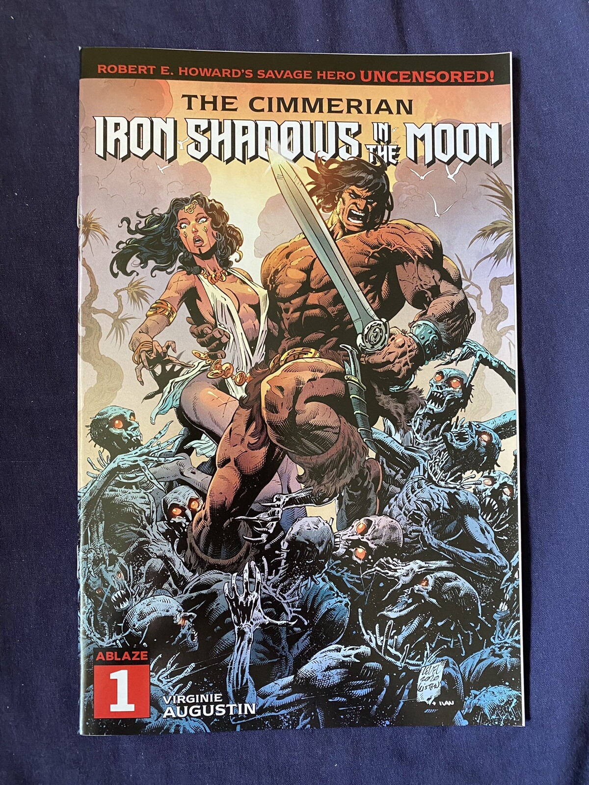CIMMERIAN: IRON SHADOWS IN THE MOON #1 (ABLAZE 2021) BAGGED & BOARDED ...