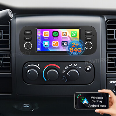 5" For 2001 2002 2003 2004 Dodge Dakota Android 15 Car Stereo Radio ...