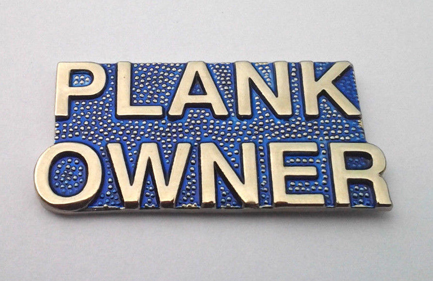 PLANK OWNER US NAVY (1-1/4") Military Hat Pin 14151 HO | eBay