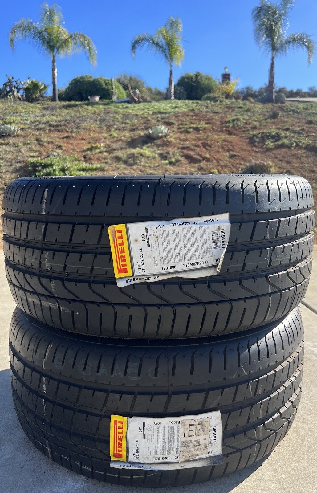 TWO BRAND NEW 275/40ZR20 106Y Pirelli P Zero TPC Spec Chevrolet Camaro ...