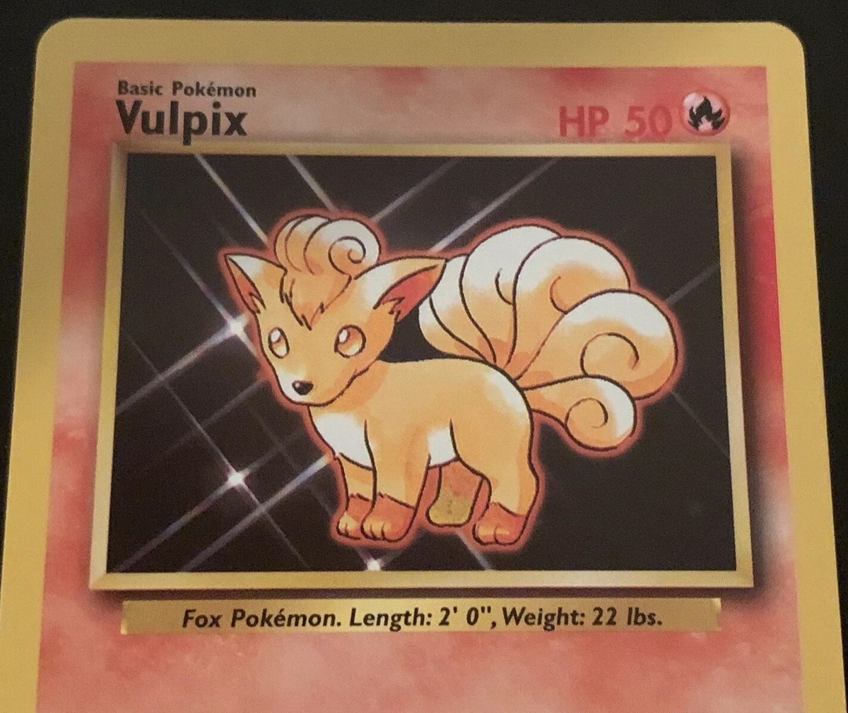 Erreur De La Carte Vulpix Figurine Pokémon à Collectionner Pour