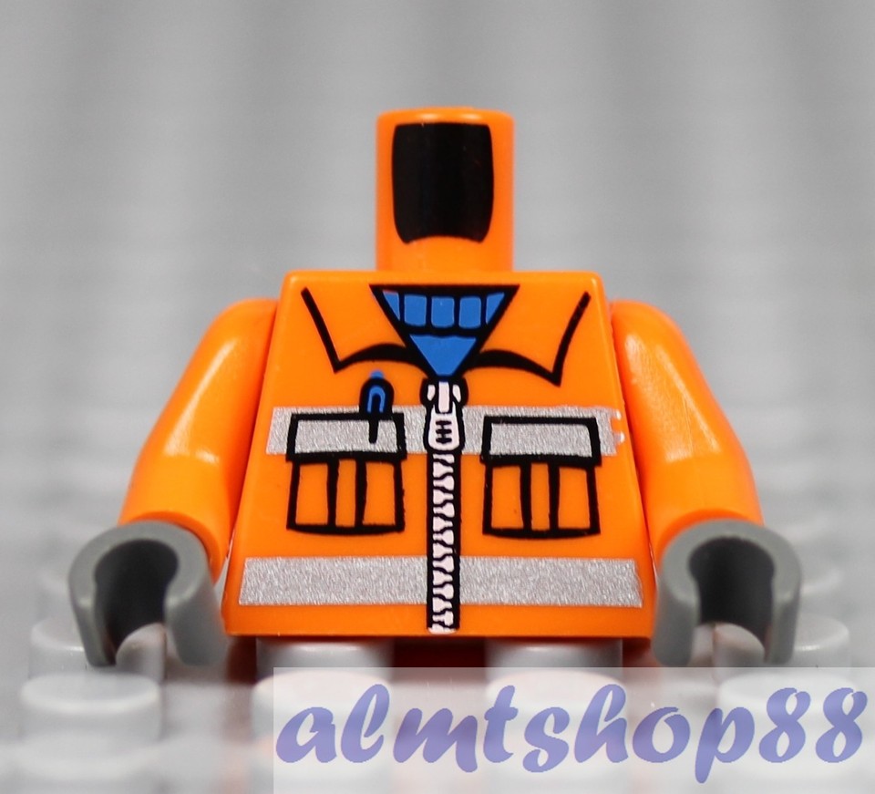 LEGO - Torsos CITY Male - PICK YOUR STYLE - Minifigure Body Parts Vest ...