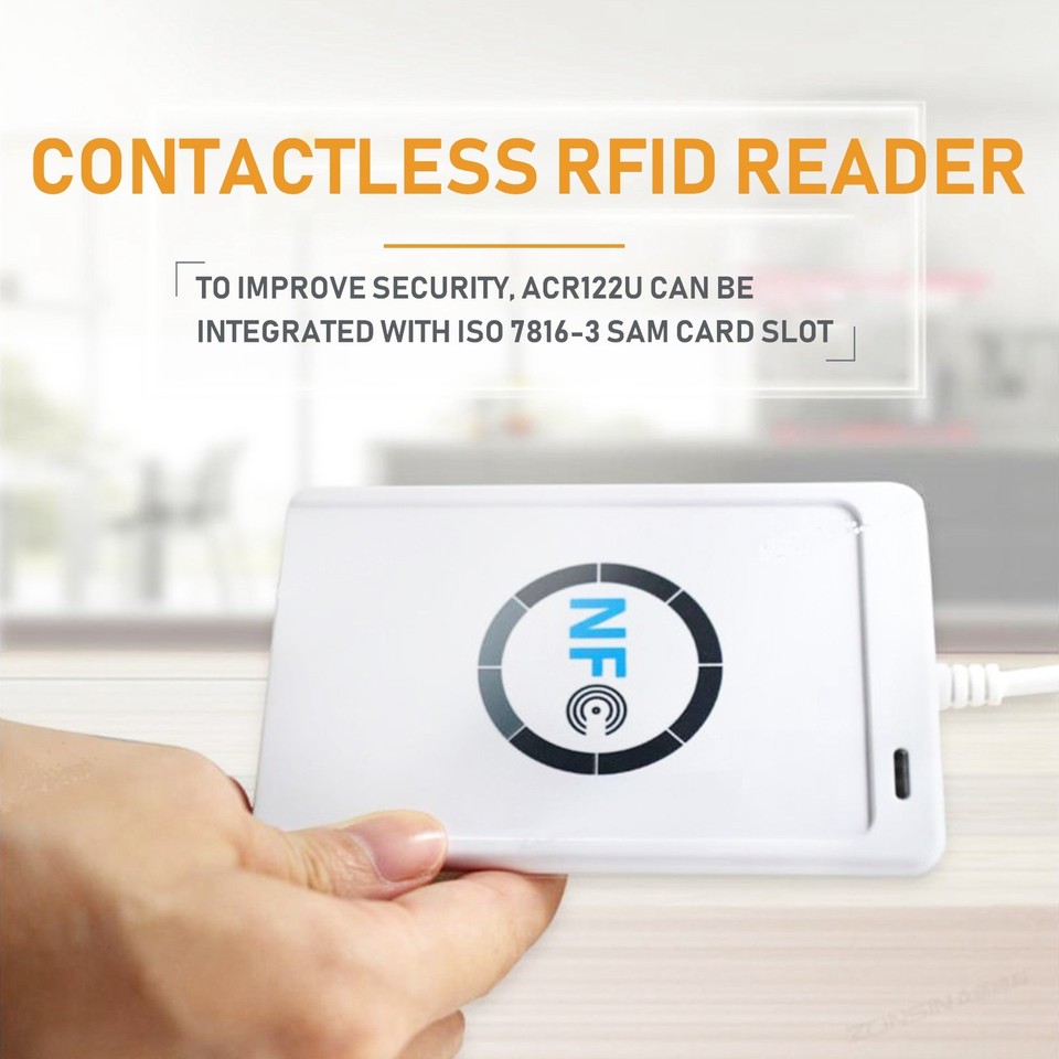 USB NFC Card Reader Writer ACR122U-A9 China Contactless RFID Card ...